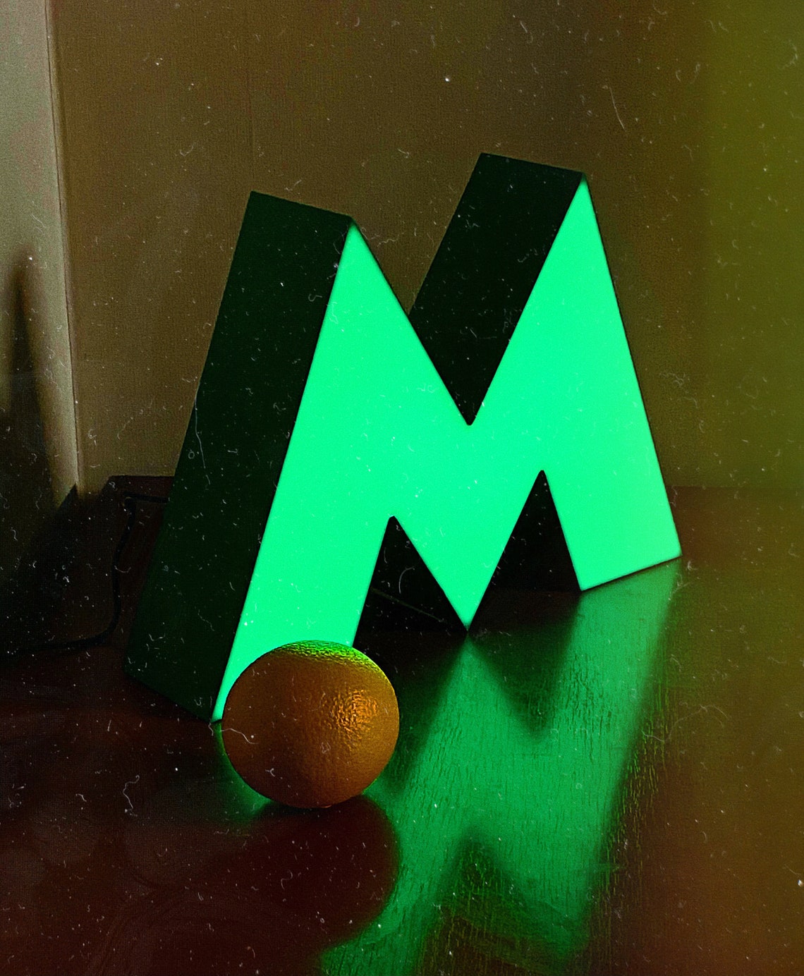 The Kyiv Metro Sign M Light up Letter Ukrainian Underground - Etsy