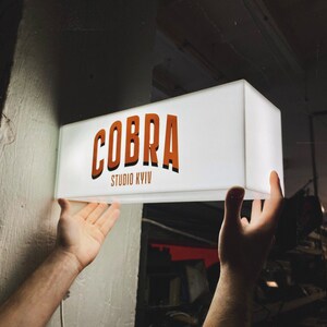 Double Sided Rectangle Street Light Box | Outdoor Hanging Signage ...