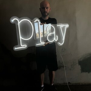 Play LED Neon Sign, Decor for Game Room - Choose Size and Colors ...