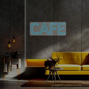 Cafe LED Neon Sign | Navigation Cafe Decor | Shop Sign | Light for ...