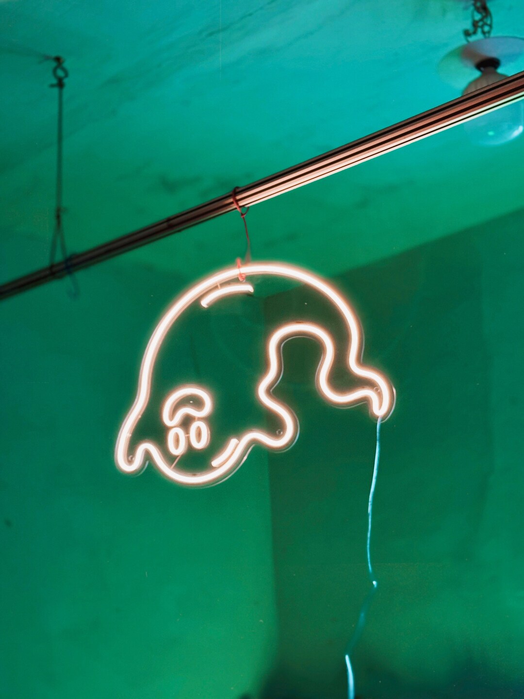 Cute Ghost LED Neon Sign - Halloween Wall Art for Spooky Decor - Choose ...