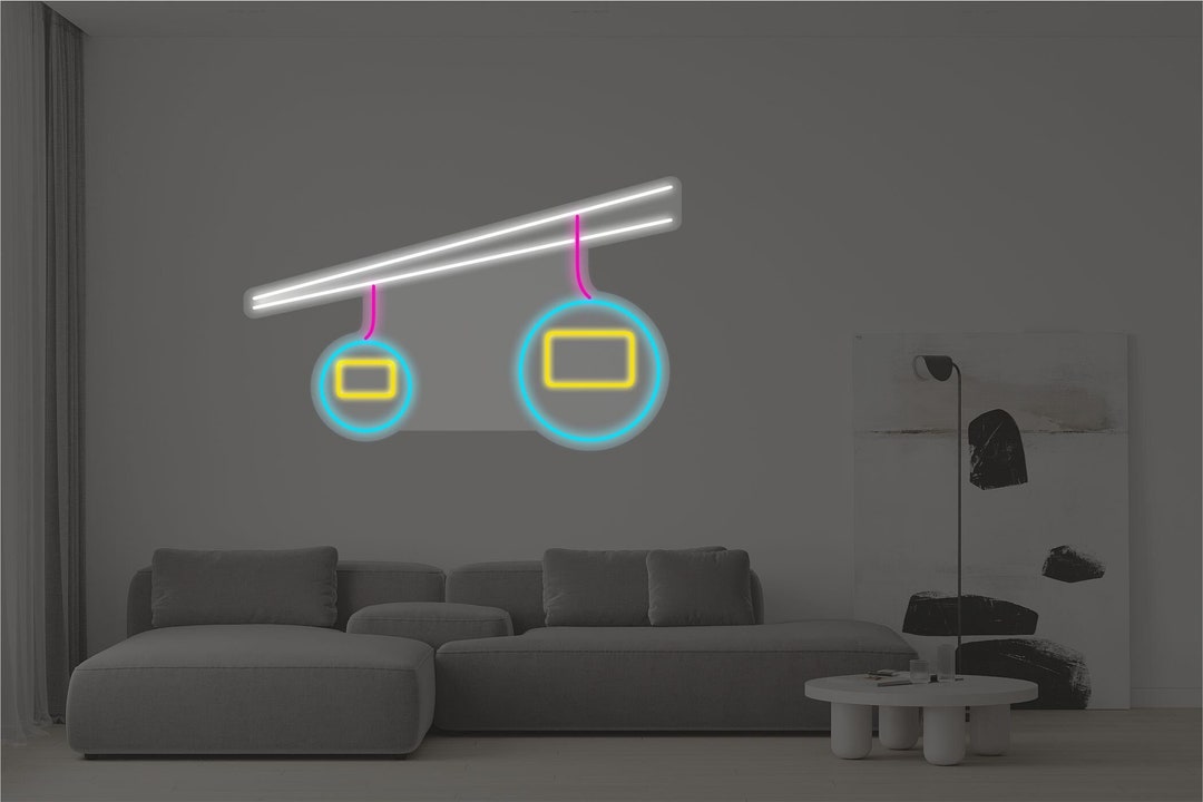 Ski Lift LED Neon Sign | Mountain Cabin Decor - Bring the Adventure ...