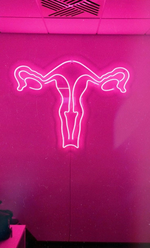 Uterus LED Neon Sign Feminist Wall Decor Choose Your Color - Etsy Canada