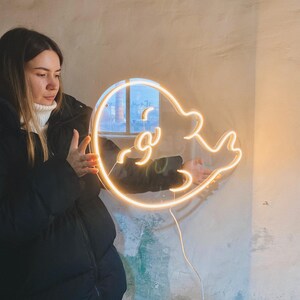 Cute Seal LED Neon Sign | Manatee Art | Nautical Sign - Choose Your ...