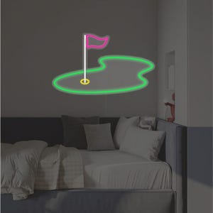 Golf Course LED Neon Sign | Golf Room Decor | Unique Golf Gift - Etsy