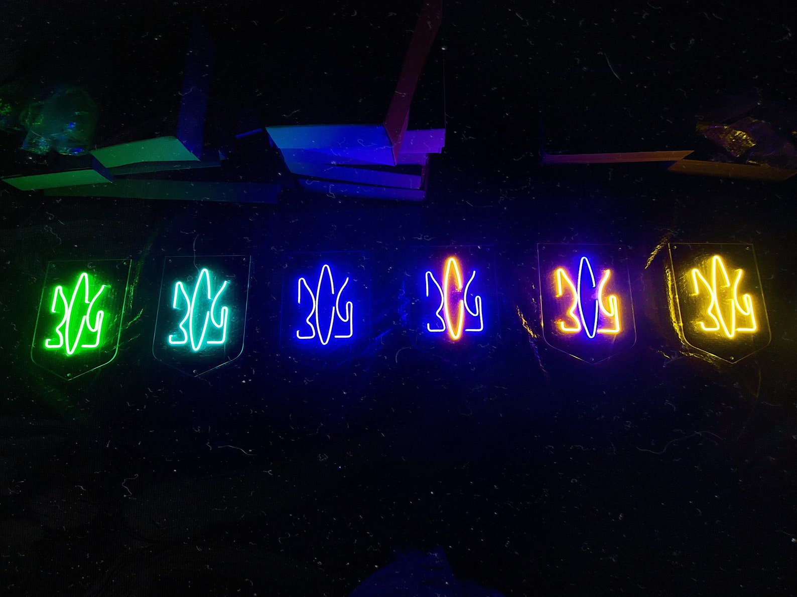 Ukrainian Trident Art ЗСУ LED Neon Sign Coat of - Etsy