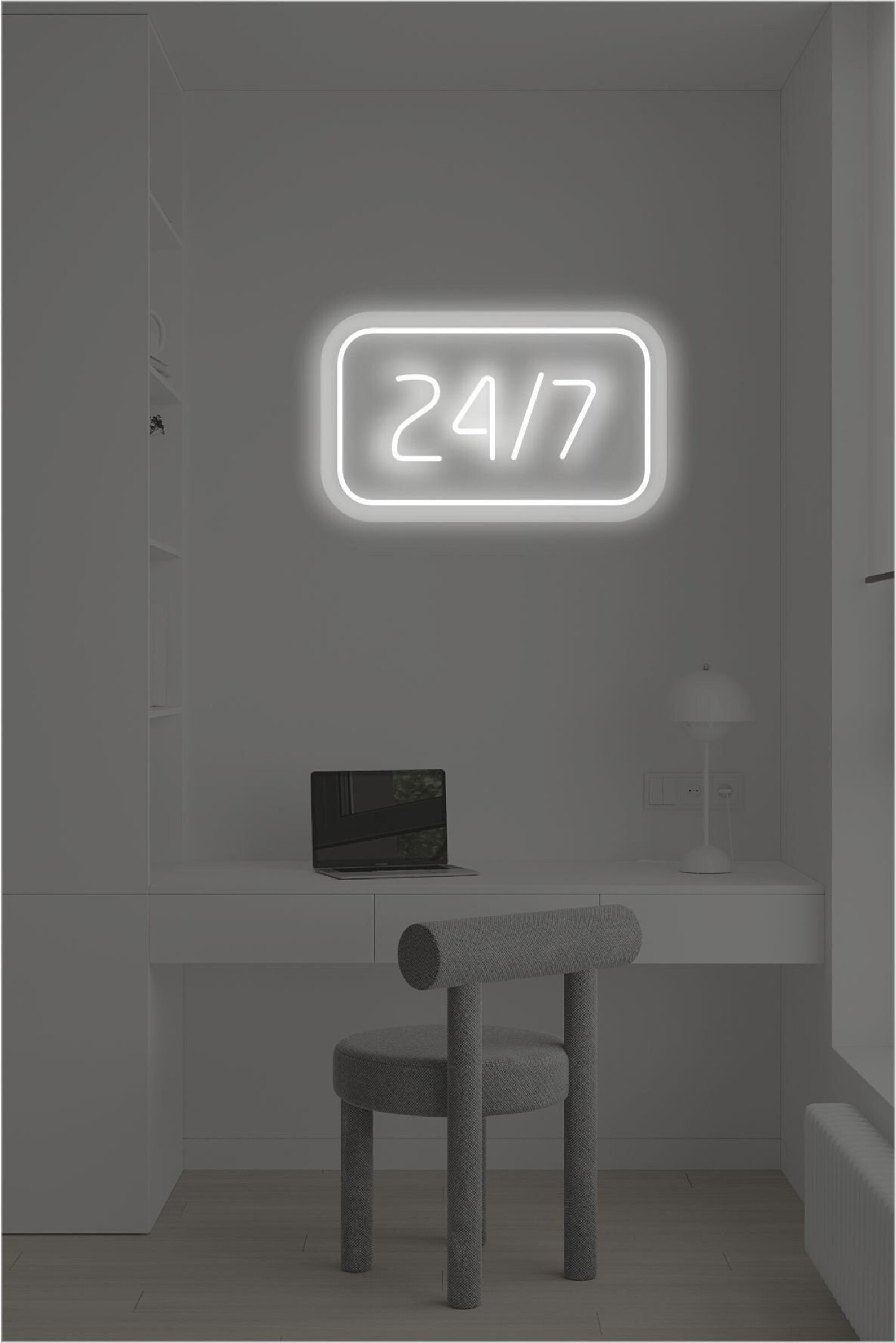 24/7 LED Neon Sign | Navigation Sign | Direction Light for Business ...