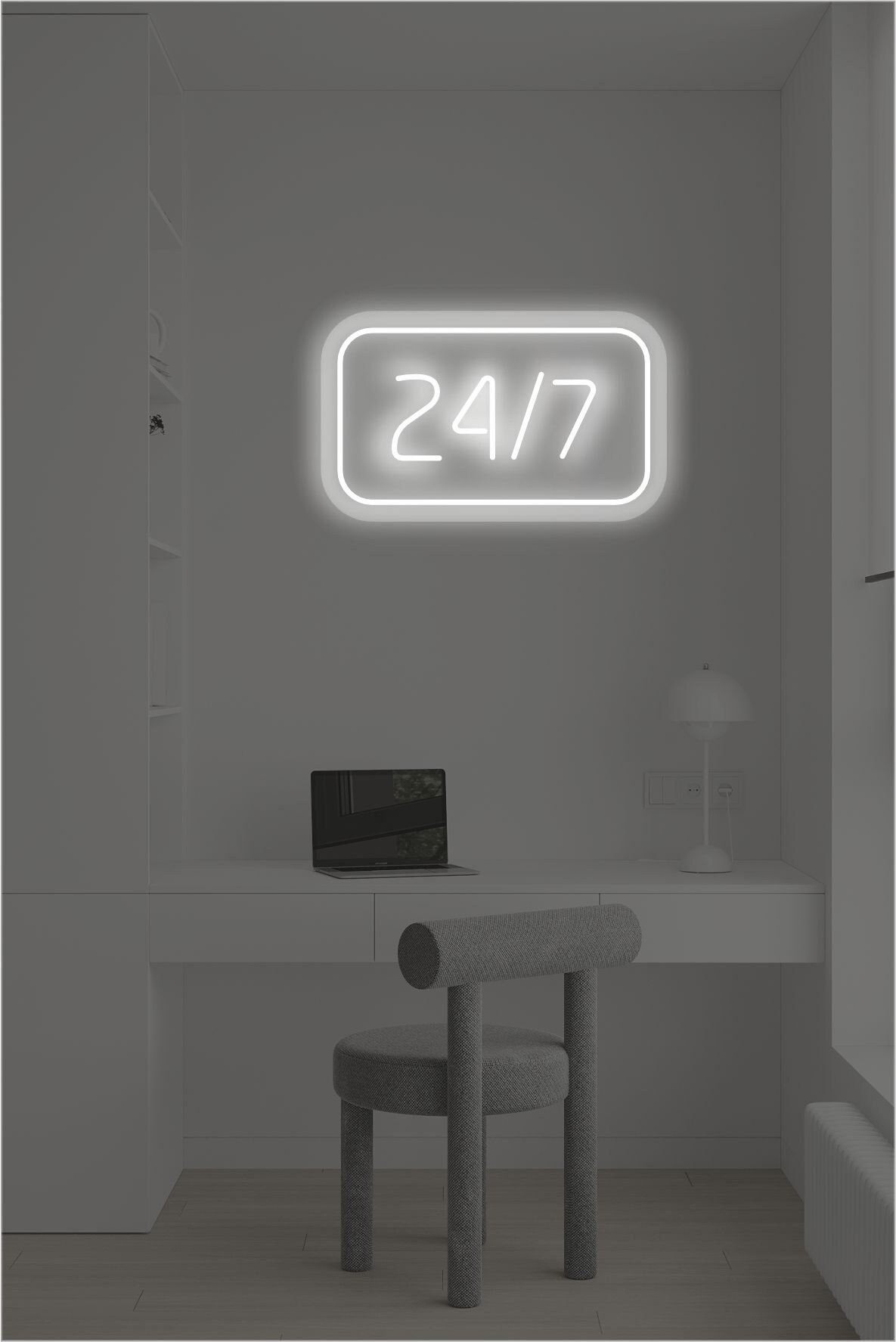 24/7 LED Neon Sign | Navigation Sign | Direction Light for Business ...