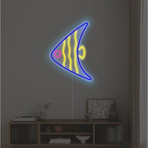 Tropical Fish LED Neon Sign | Underwater Decor for Kids - Choose Your ...