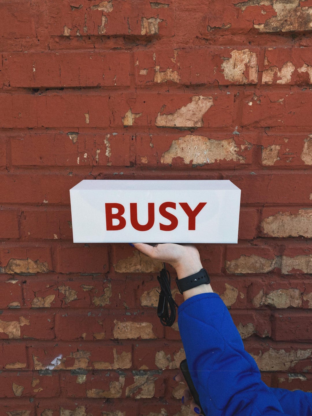 Busy Sign | Table and Wall Light Box - Perfect Home Office & Music Room ...