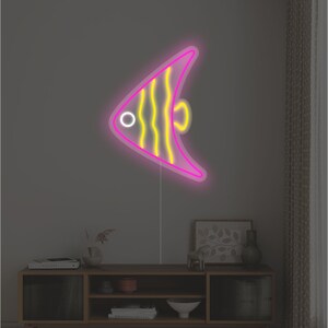 Tropical Fish LED Neon Sign | Underwater Decor for Kids - Choose Your ...