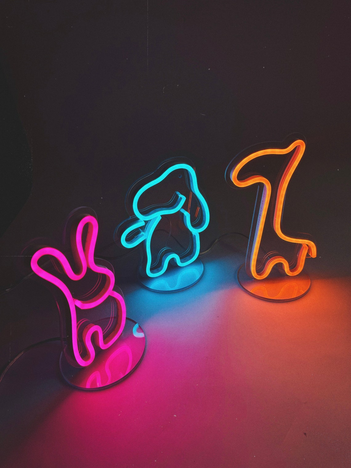 Cute Hippopotamus LED Neon Sign | Hippo Table Lamp, Bright Nursery ...