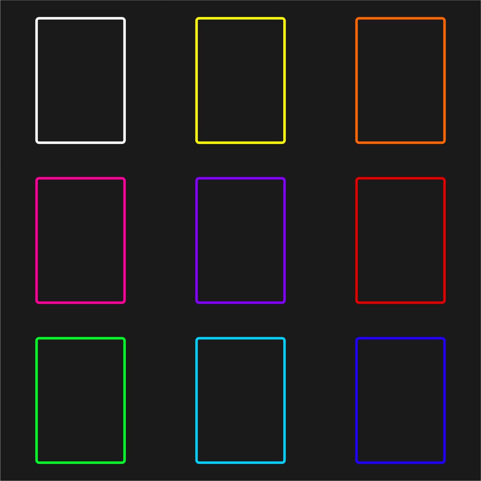 Abstract Rectangle Led Neon Sign Minimalistic Geometric - Etsy