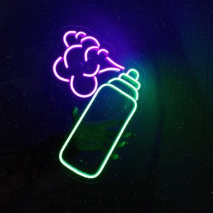 Tattoo Machine Ink LED Neon Sign | Graffity Spray Can - Etsy