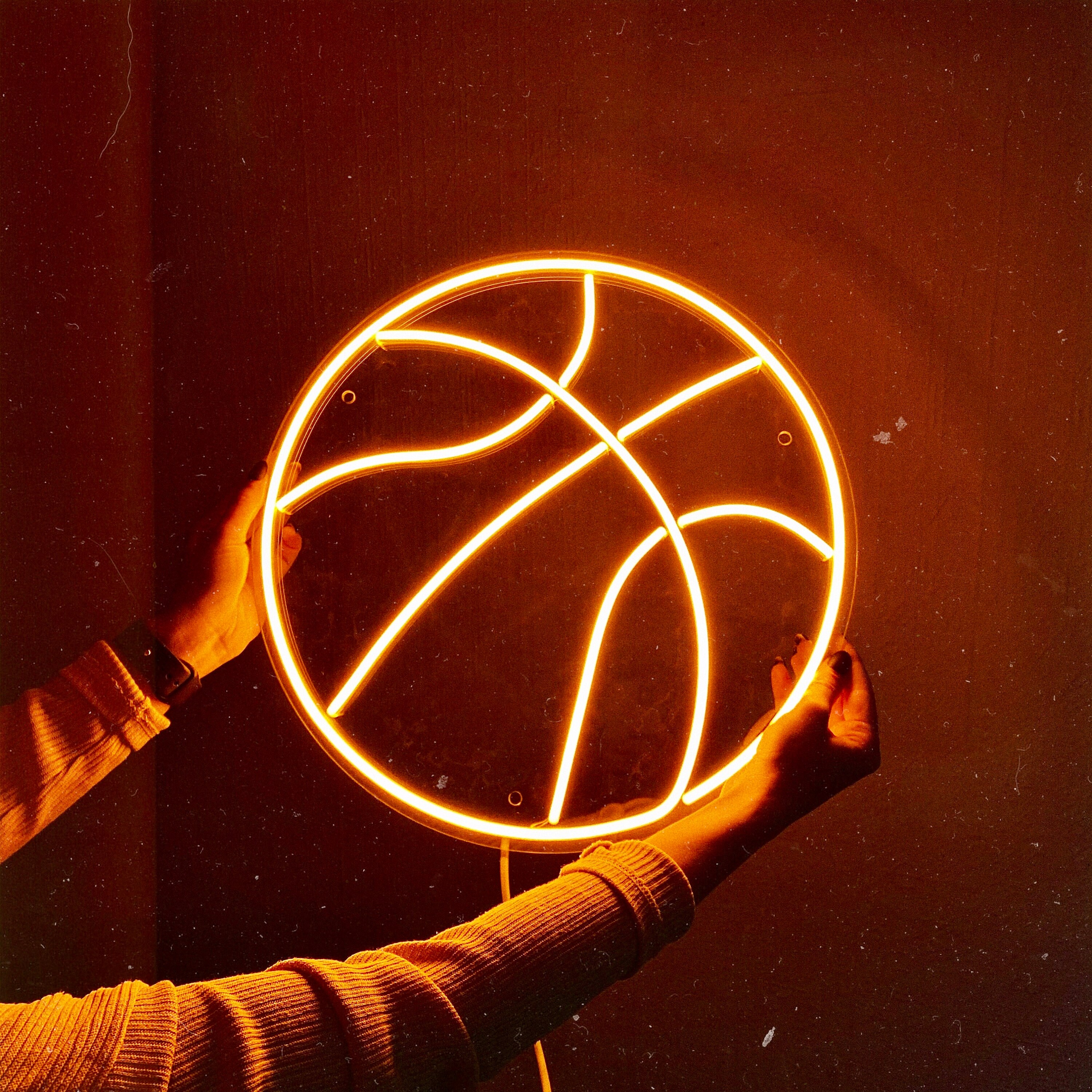Basketball LED Neon Sign Choose Your Color and Control Your - Etsy