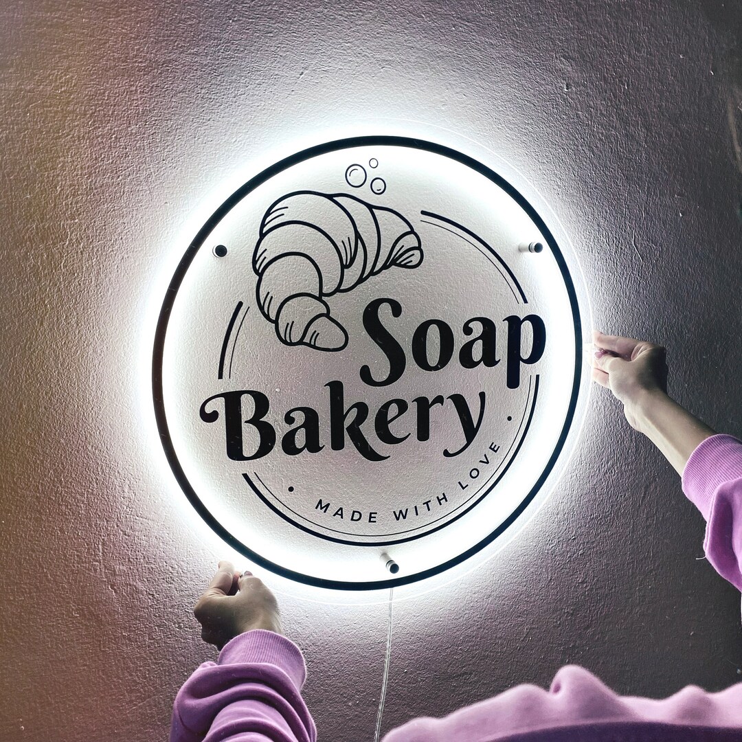 Custom Backlit Acrylic Sign Customized Business Sign Light up Signs ...