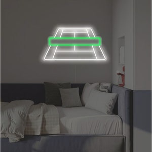 Tennis Court LED Neon Sign | Perfect Gift for Tennis Fans, Man Cave ...