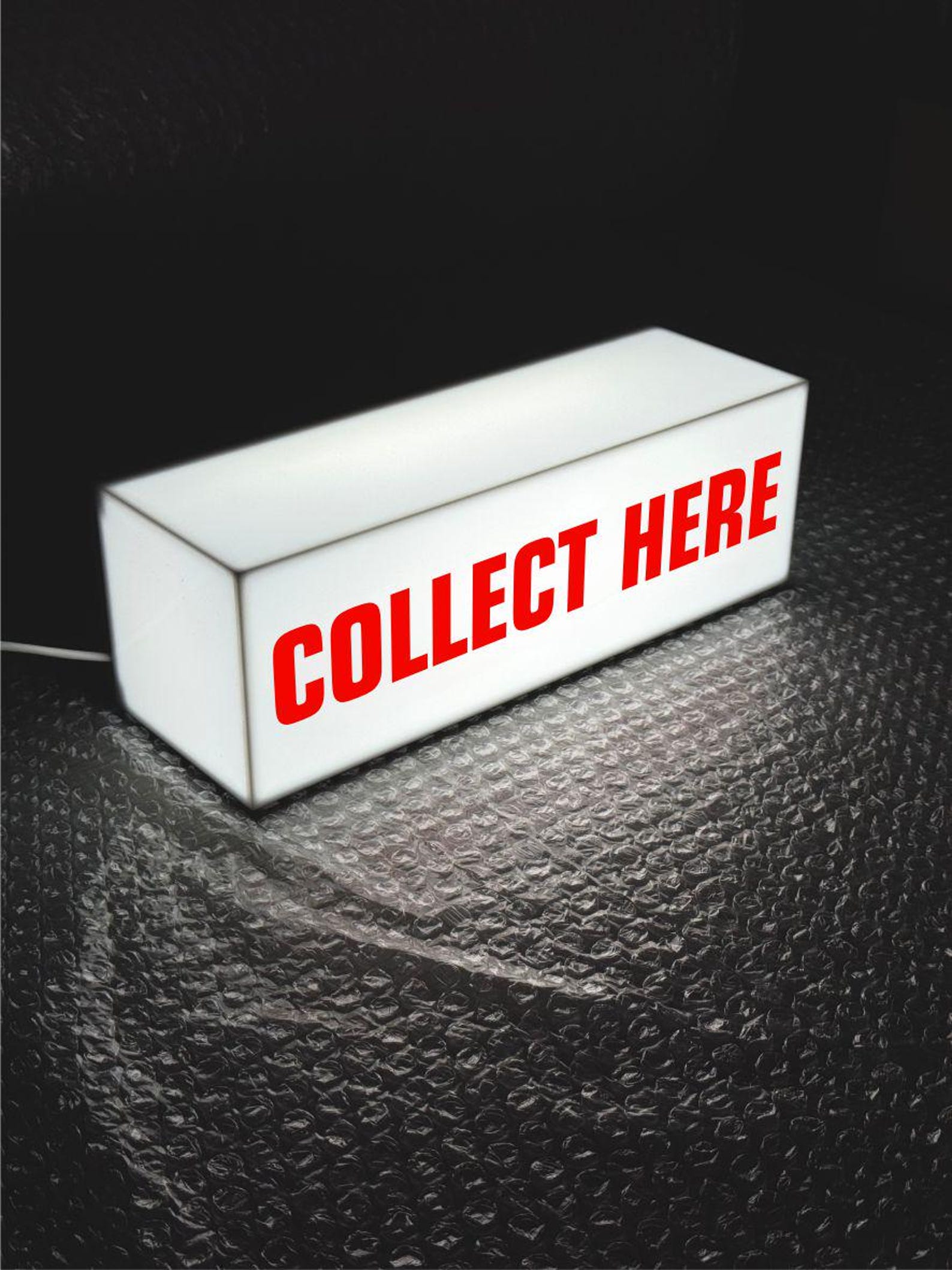 Order Here & Collect Here LED Light Box Set | Takeaway Sign | Cafe ...