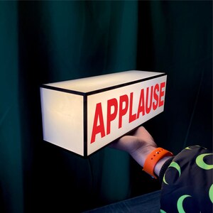 Applause Sign | Table and Wall Light Box | Table Decor | Illuminated ...