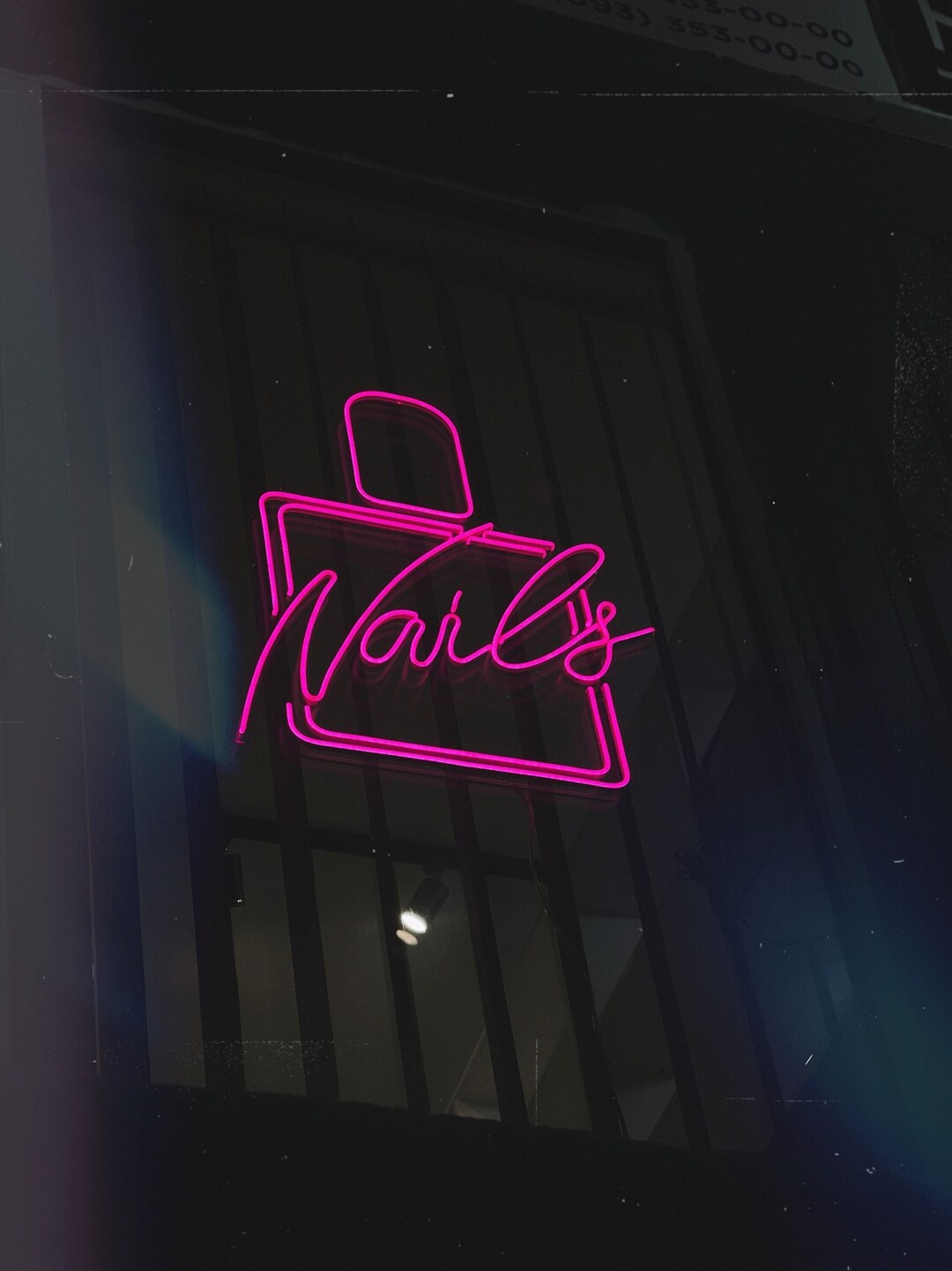 Nails LED Neon Sign Salon Sign for Wall Business Sign Beauty Salon ...