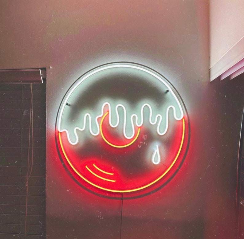 Melting Vinyl Record Led Neon Sign Music Wall Décor Choose - Etsy