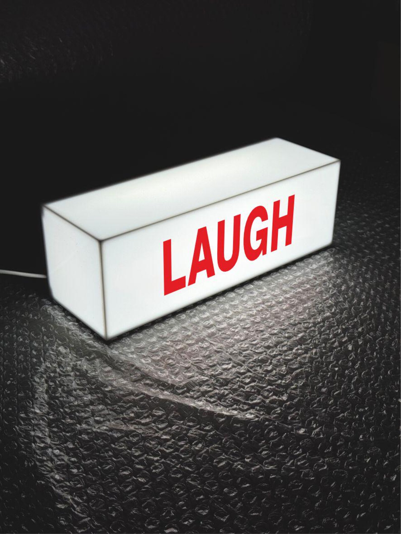 Applause Sign | Table and Wall Light Box | Laugh Sign | Illuminated Boo ...