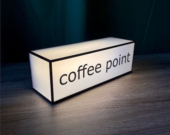 Coffee Lightbox -but First, Coffee - Lightbox Kitchen, Lightbox ...