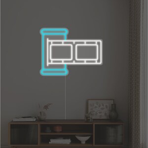 Camera Roll LED Neon Sign | Film Strip Wall Decor | Movie Lovers Gifts ...