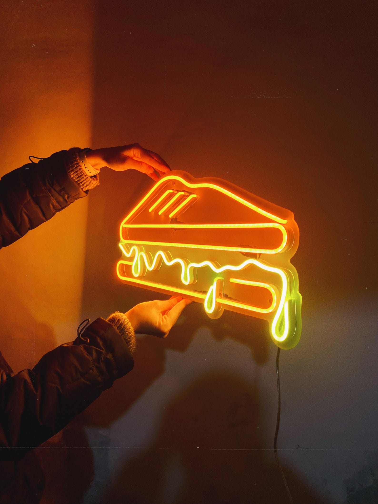 Sandwich LED Neon Sign | Fun Kitchen Wall Art & Decor for Restaurants ...