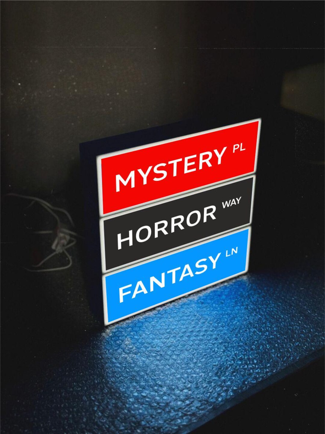 Personalized Library Street Sign | Bookshelf Sign | Library Book Nook ...