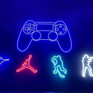 Personalized Custom Gameroom LED Neon Sign | Gamer Tag Light | Gaming ...