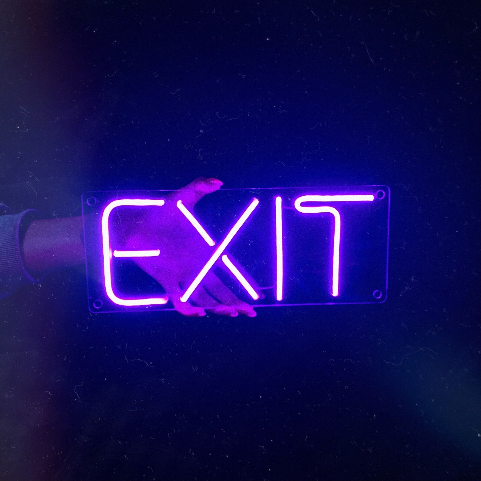 Exit LED Neon Sign Directional Exit Sign Business Exit - Etsy