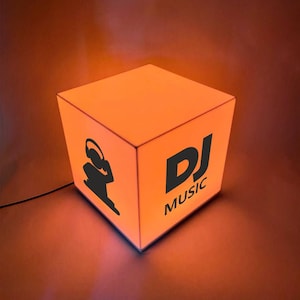 RGB Light Cube Lamp | Custom Advertising Table Light Box | Night Light ...