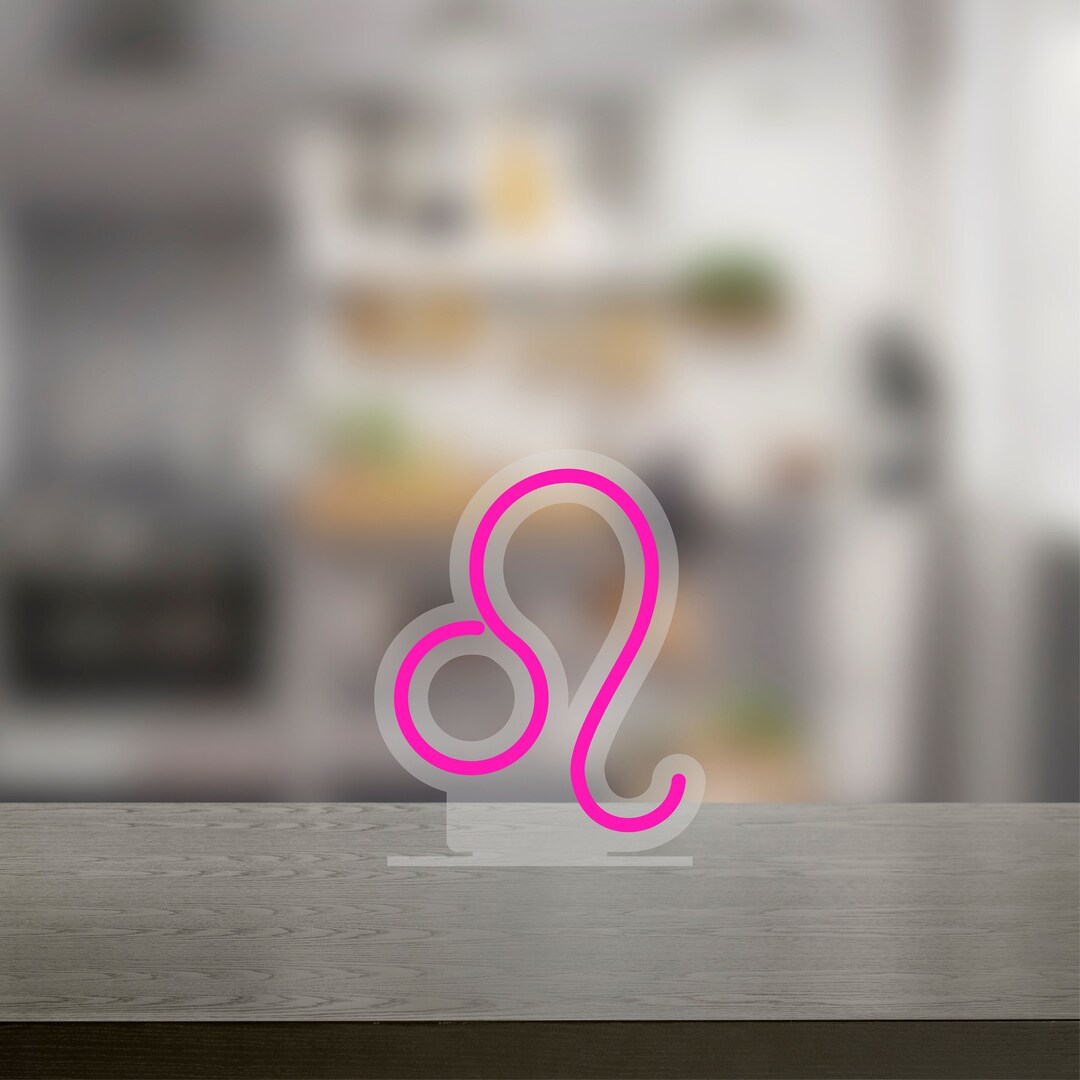 Leo Zodiac LED Neon Sign | Astrology Decor | Zodiac Symbols | Neon ...