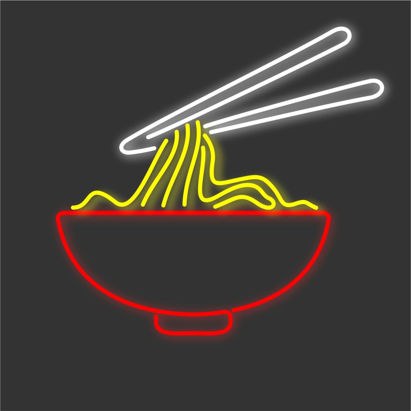 Ramen Led Neon Sign Japanese Noodles Night Light Food Wall Etsy