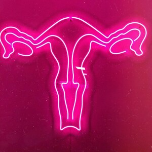 Uterus LED Neon Sign Feminist Wall Decor Choose Your Color - Etsy