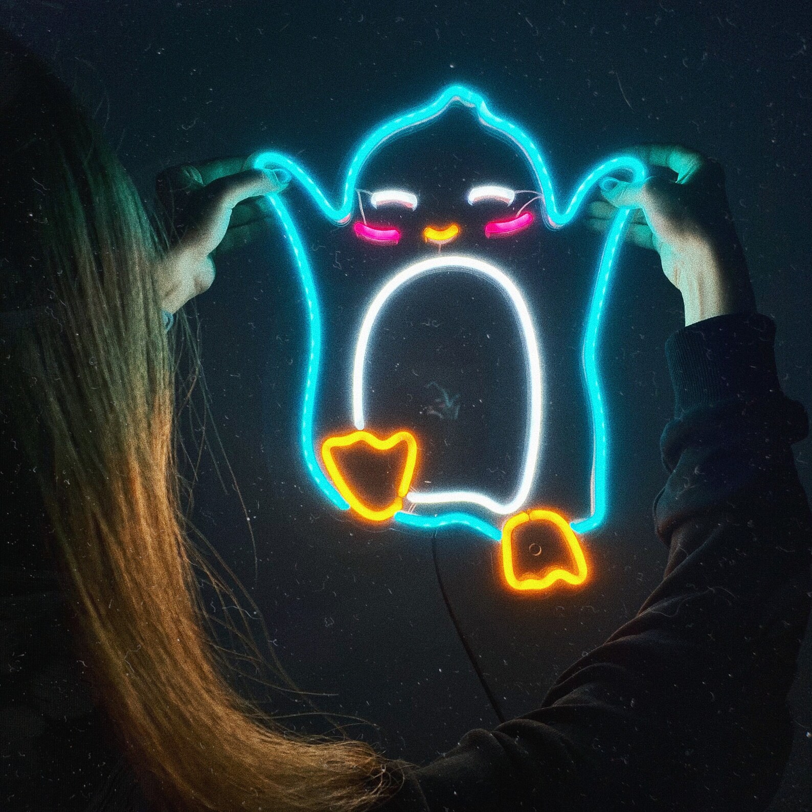 Penguin LED Neon Sign Animal Wall Decor Choose Your Color | Etsy