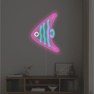 Tropical Fish LED Neon Sign | Underwater Decor for Kids - Choose Your ...