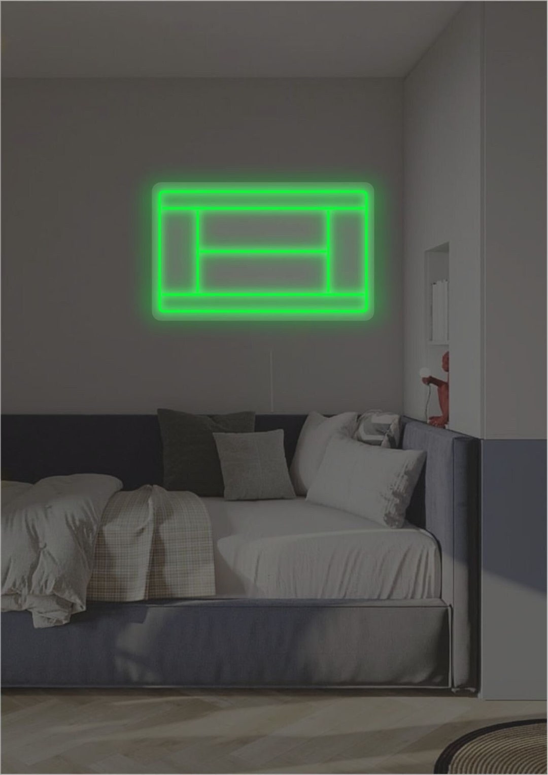 Tennis Court LED Neon Sign Stylish Sports Wall Art for Boys - Etsy