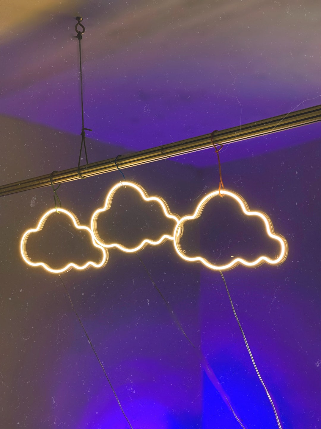 Cloud LED Neon Sign Nursery Lighting Baby Kids Room Decor Night Lights ...