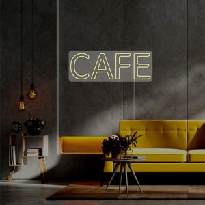 Cafe LED Neon Sign | Navigation Cafe Decor | Shop Sign | Light for ...