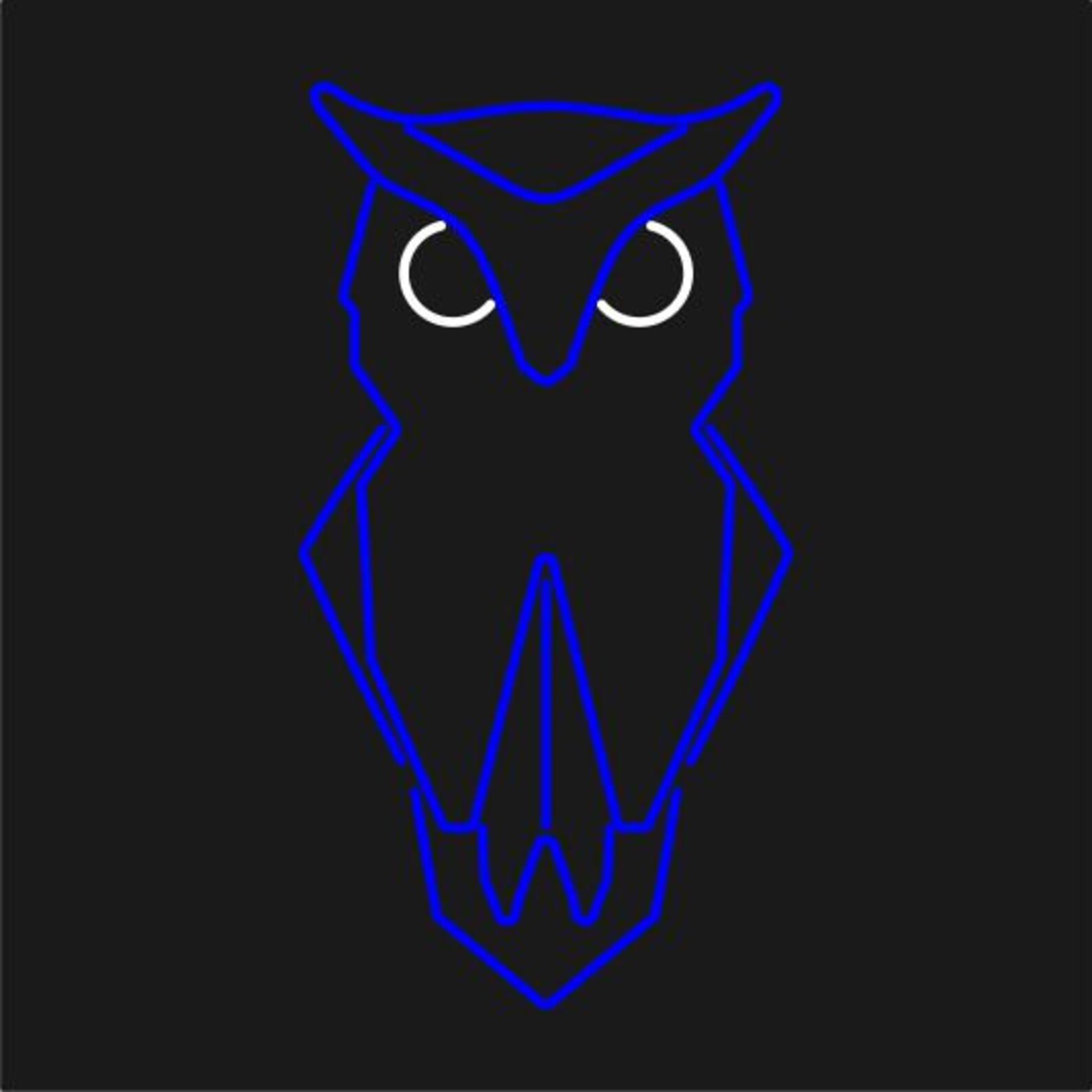 Owl LED Neon Sign Origami Wall Art Jungle Nursery Decor - Etsy