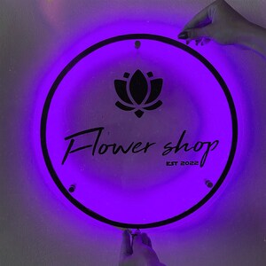 Custom Backlit Acrylic Sign | Customized Business Sign | Light up Signs ...