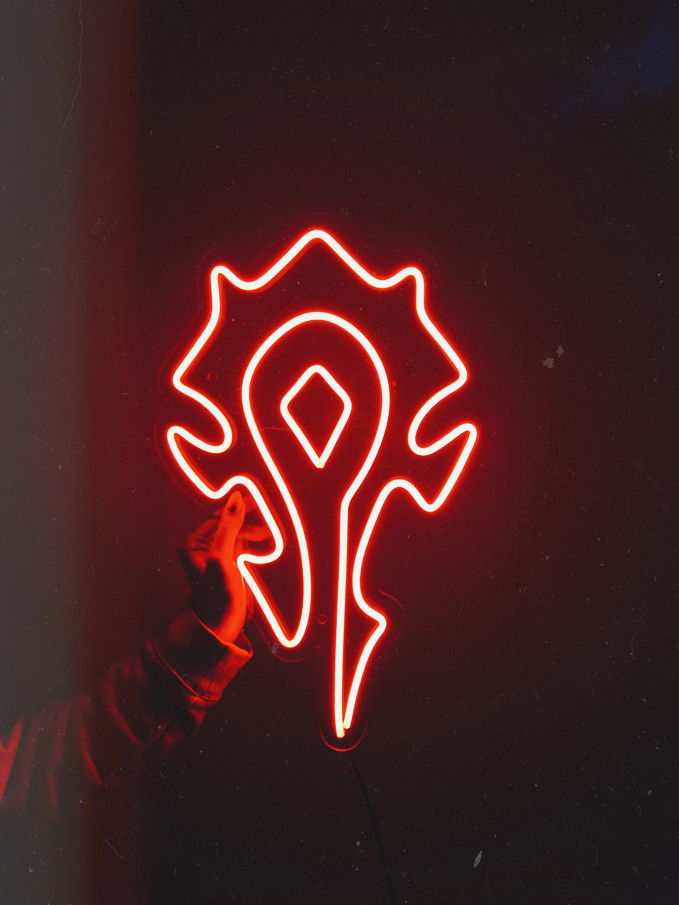 Horde Symbol Led Neon Sign WoW Art MMORPG Wall Decor | Etsy
