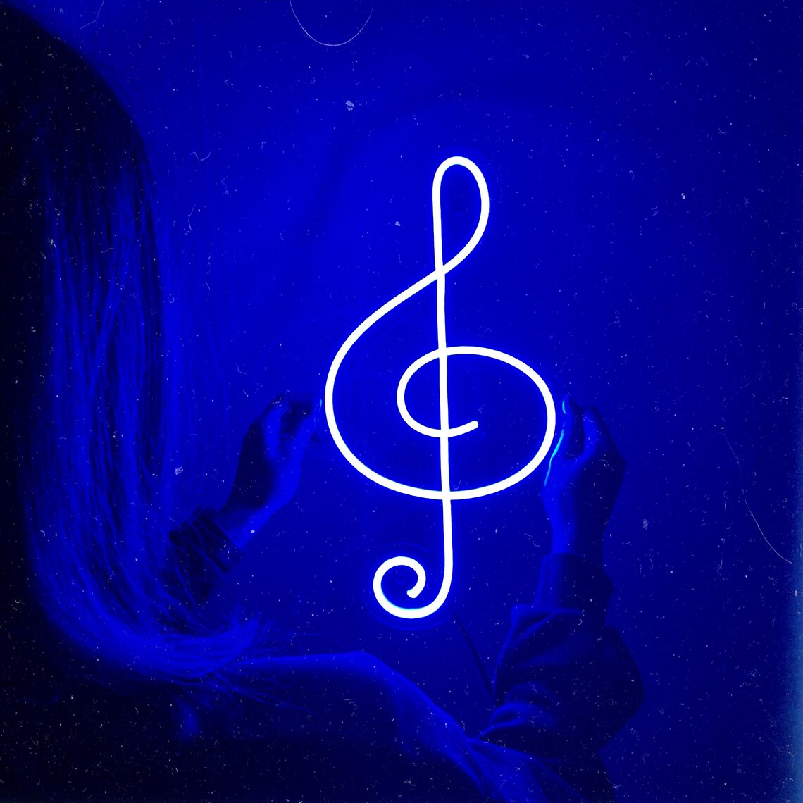 Treble Clef LED Neon Sign | Musical Note Wall Decor - Choose Your Color ...