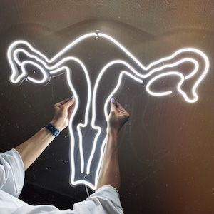Uterus LED Neon Sign, Feminist Wall Decor - Choose Your Color, Size and ...