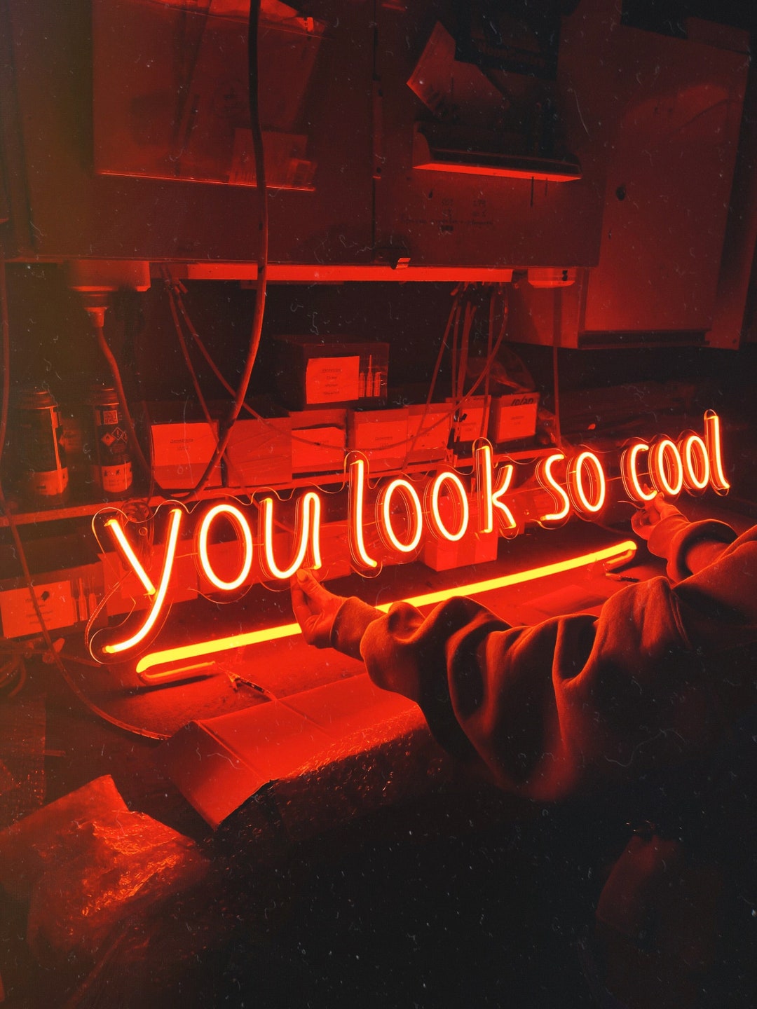 You Look so Cool LED Neon Sign | Room Decor | Gift for Her | Nursery ...