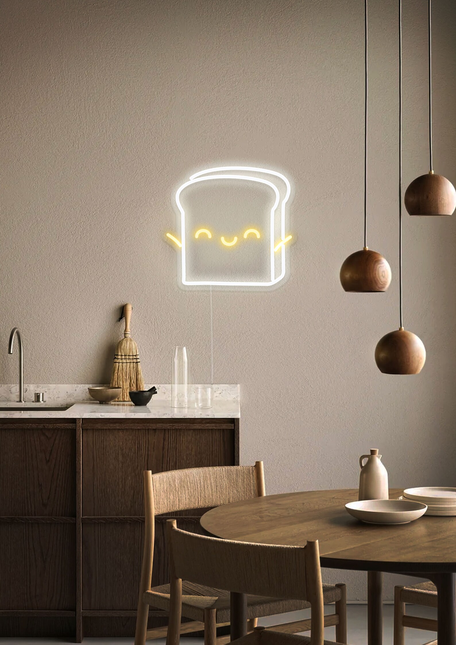 Cute Toast LED Neon Sign Kawaii Breakfast Gift Kids Room - Etsy