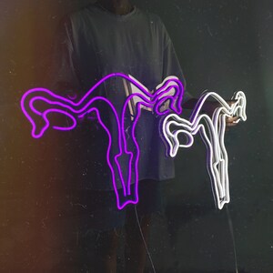 Uterus LED Neon Sign, Feminist Wall Decor - Choose Your Color, Size and ...