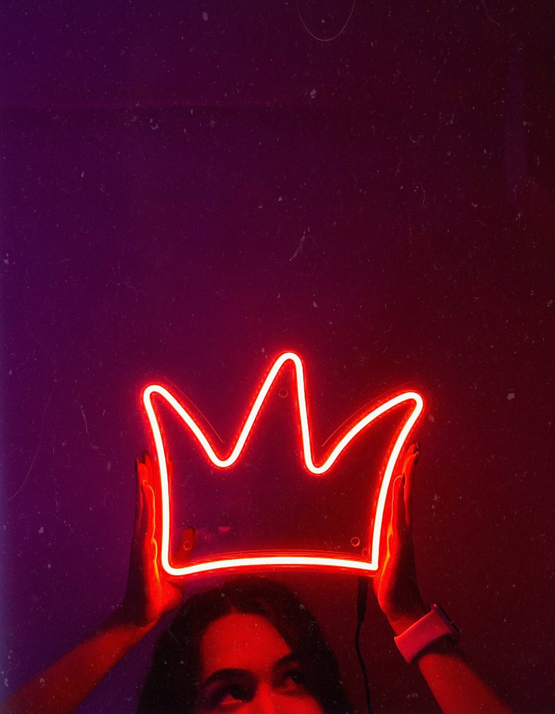 Crown Led Neon Sign, Wall Decor, Night Light, Bedroom Decor Teens ...